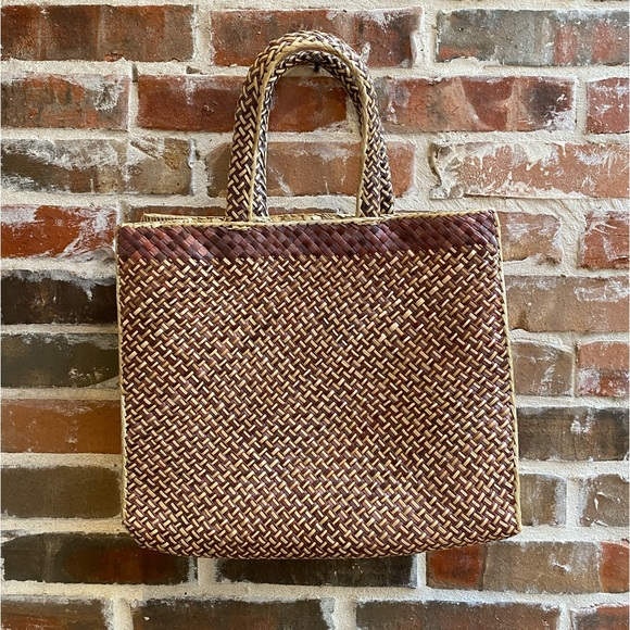 Handmade | Bags | Natural Woven Banig Bayong Tote Beach Bag | Poshmark